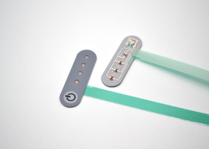 Four Little Button LED Membrane Switch , Membrane Control Panel ...