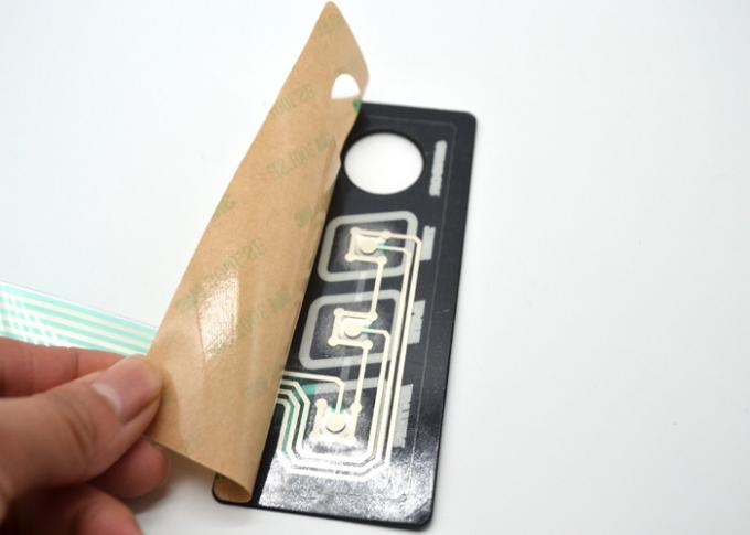 Professional Three Buttons Tactile Membrane Switch / Custom Membrane ...