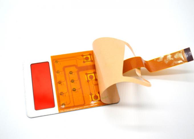 Professional FPC Membrane Keyboard Switch With LED Display On Surface